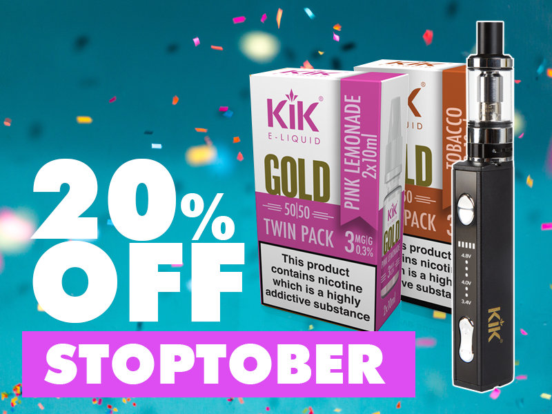 KiK the Habit This Stoptober – KiK E Liquids